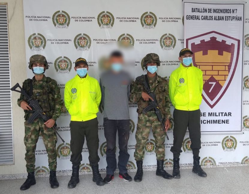 Policía y Ejército materializó la capturado de alias ‘Edison’ presunto ...