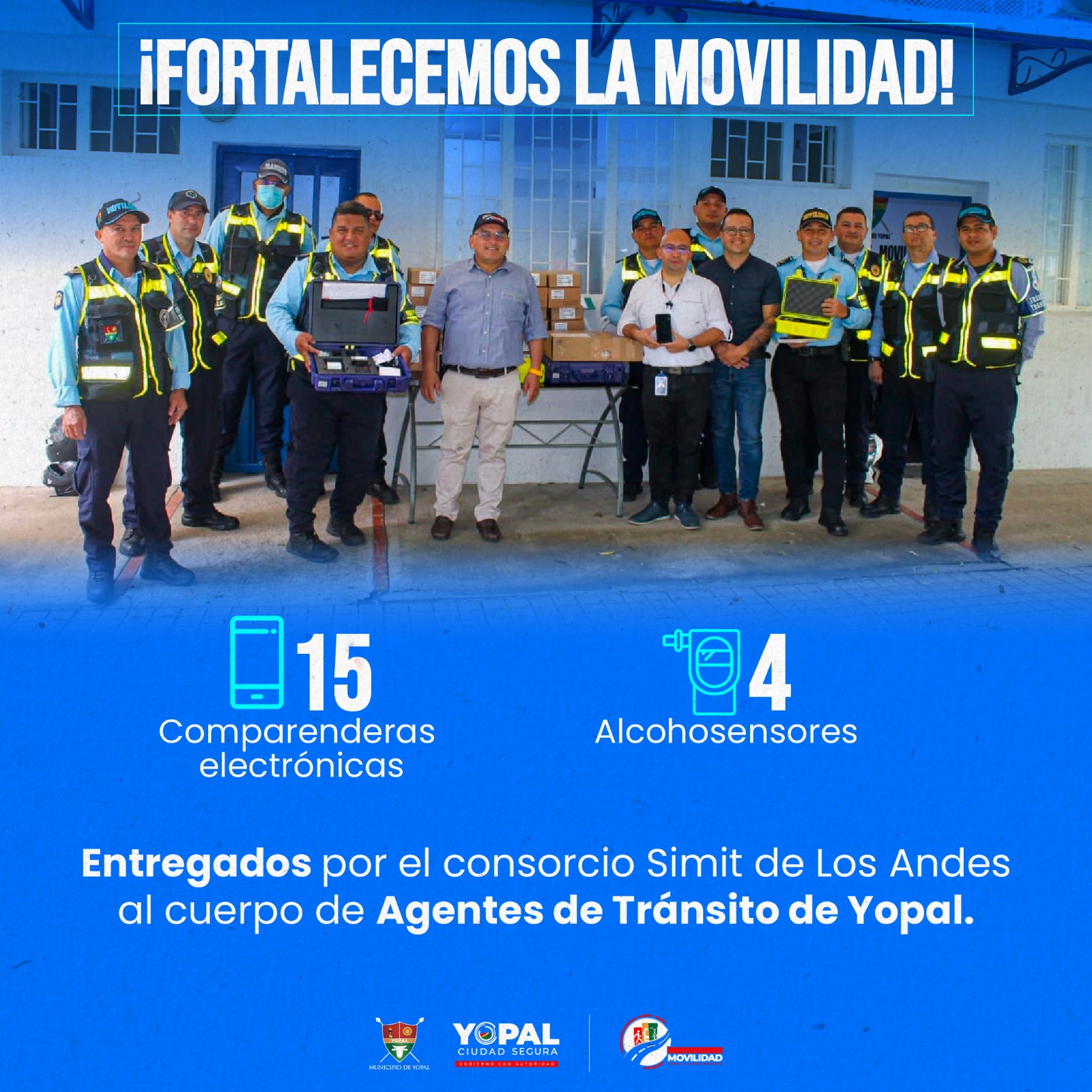 Agentes de tránsito de Yopal recibieron equipos tecnológicos – Noticias ...