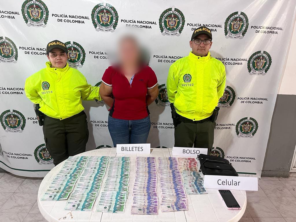 Mujer fue capturada con más de 12 millones porque no pudo justificar su ...