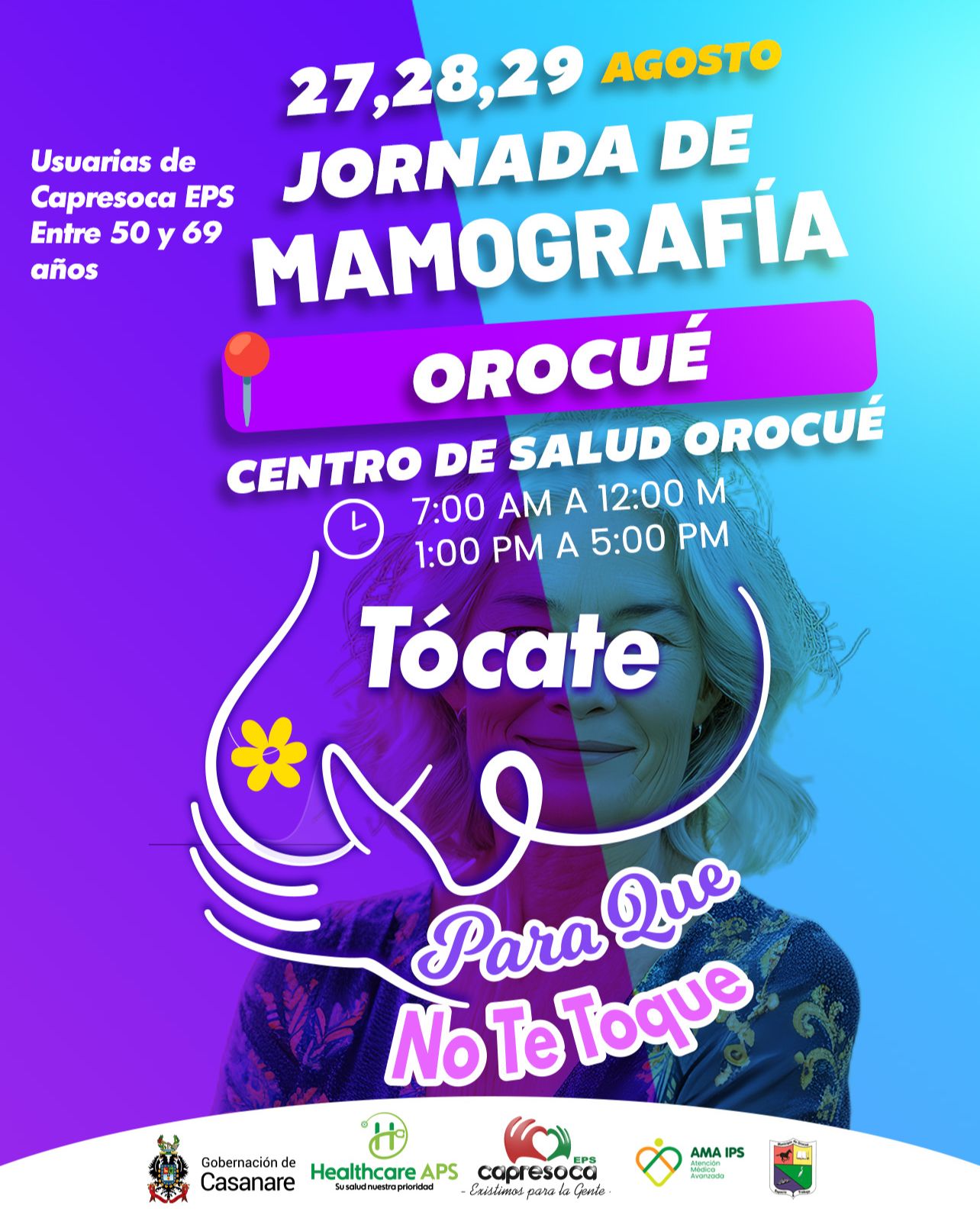 ‘Ruta Rosa’ que salva vidas de Capresoca Eps llega a la Tierra de La ...